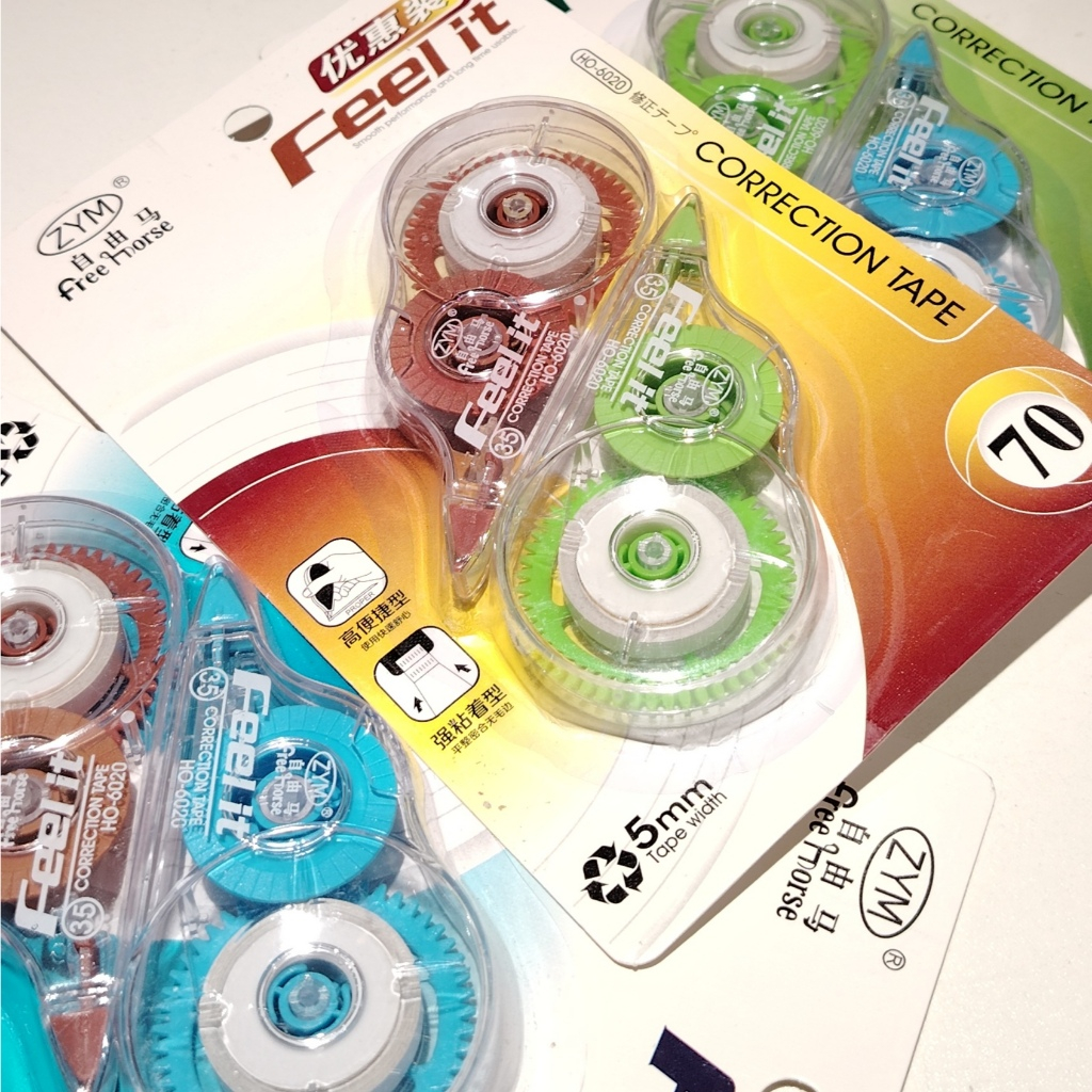 CORRECTION TAPES WITH DIFFERENT COLOURS | Shopee Malaysia