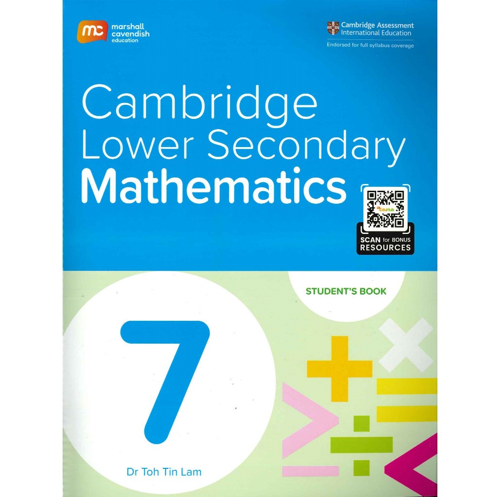 CAMBRIDGE LOWER SECONDARY MATHEMATICS - STUDENT'S BOOK 7 | Shopee Malaysia