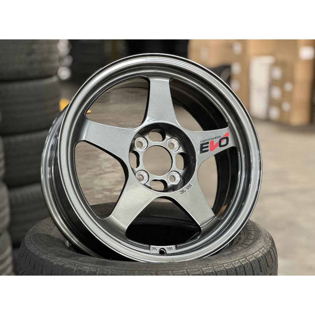 NEW 16X7J NK Performance Evo Regamaster Rim (set of 4) Gunmetal 4X100 ...