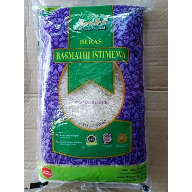 Jati Basmathi rice 1Kg | Shopee Malaysia
