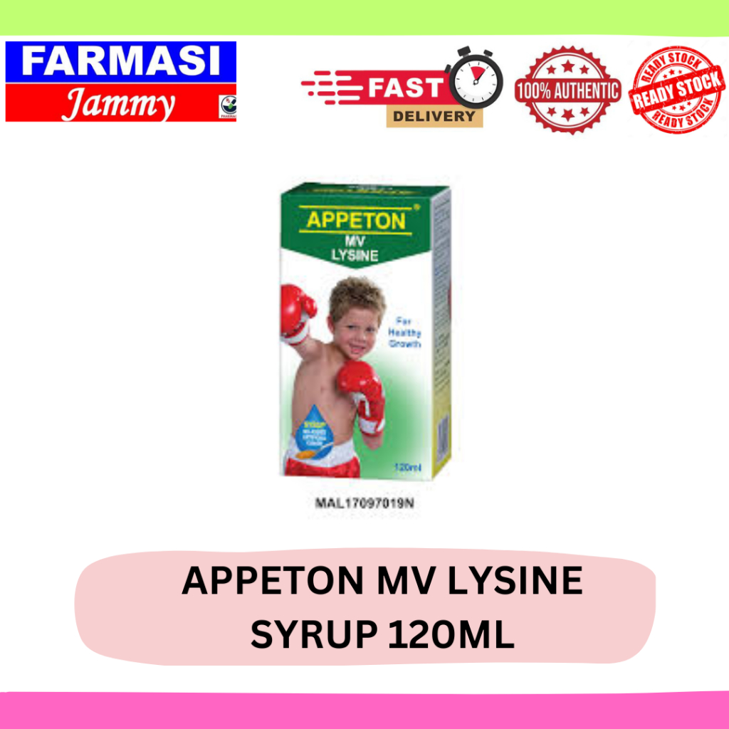 APPETON MV LYSINE SYRUP 120ML | Shopee Malaysia