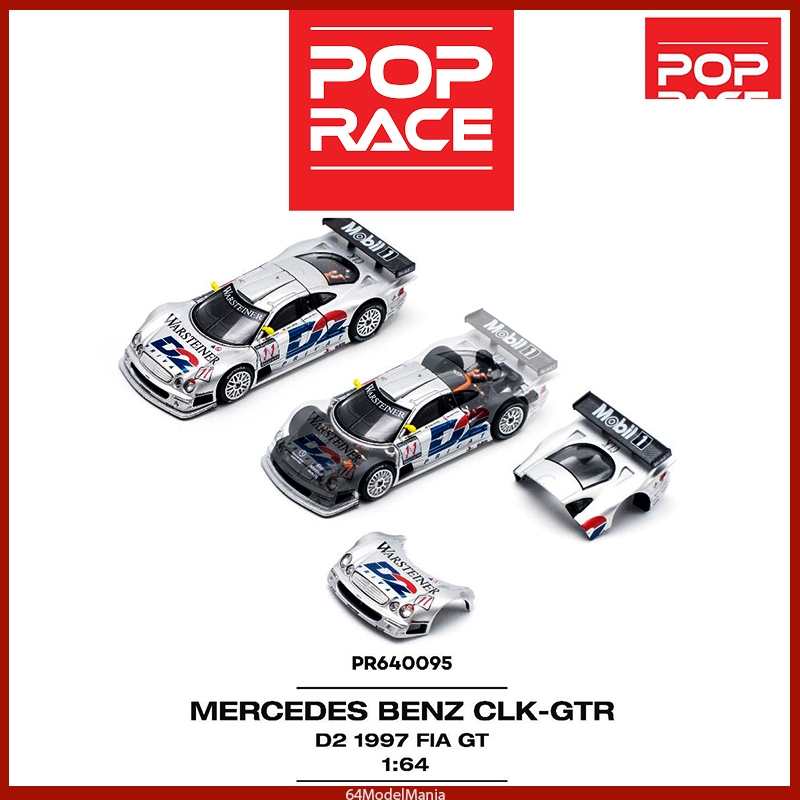 POP RACE MERCEDES-BENZ AMG CLK GTR - 1997 FIA GT - D2 PRIVAT (New ...