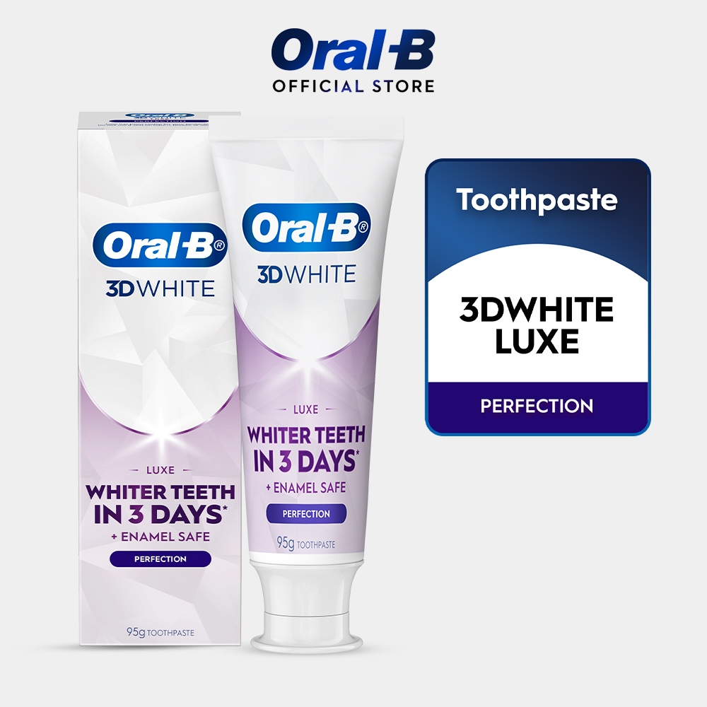 Oral-B 3D White Luxe Perfection Whitening Toothpaste 95g | Shopee Malaysia