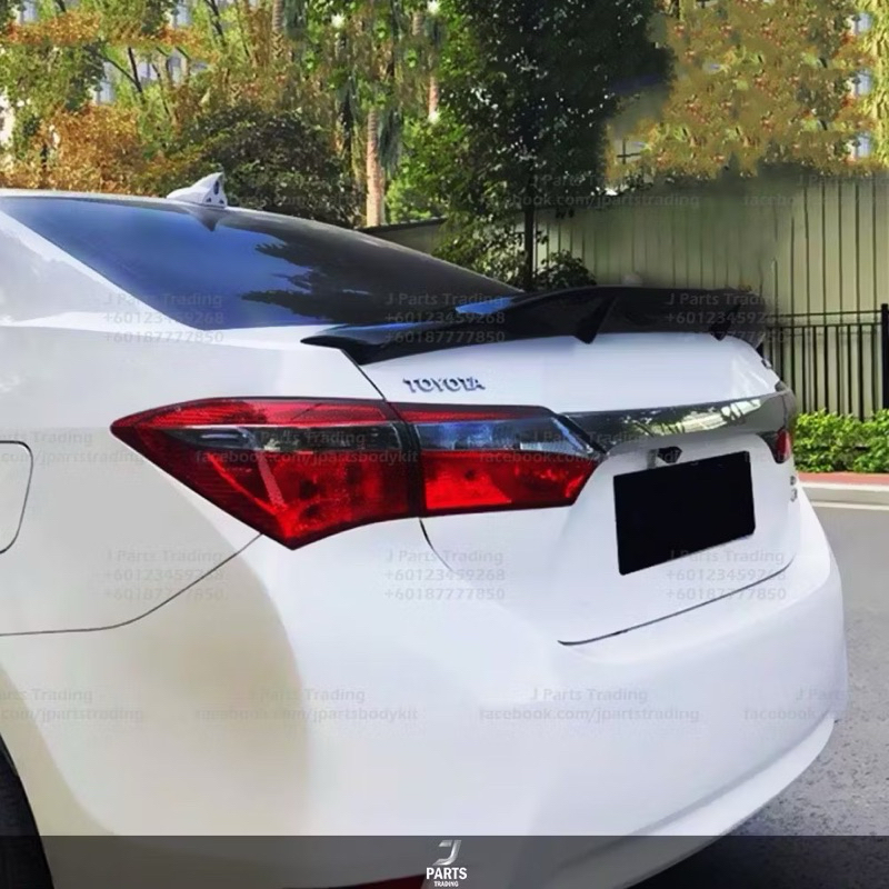 Toyota Altis R Spoiler Rear Spoiler Bonnet Spoiler Sport Lips ...