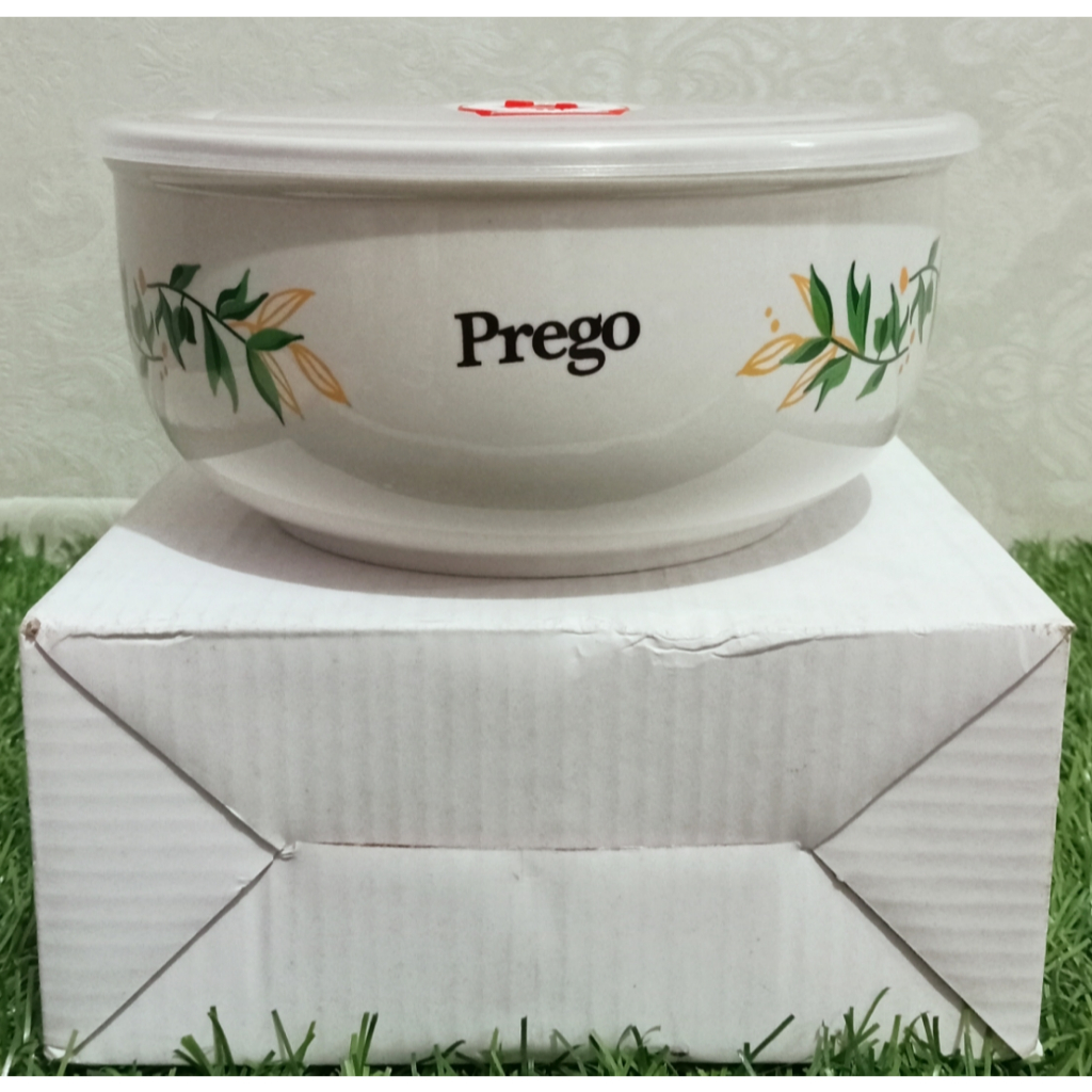 Prego Ceramic Bowl with Lid Cover | Shopee Malaysia