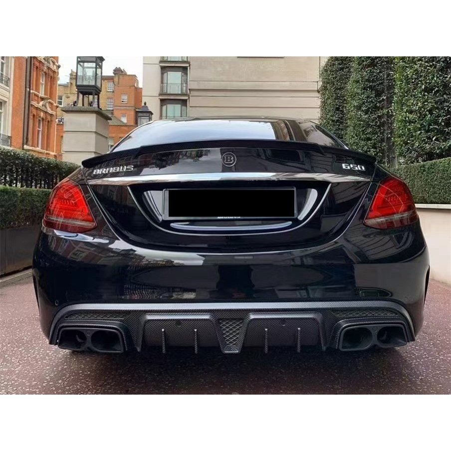 Mercedes W205 Brabus Diffuser Carbon | Shopee Malaysia