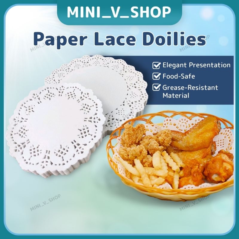 100-150pcs Doyley Lace Paper Dolly Paper Oil Paper Doilies Paper ...