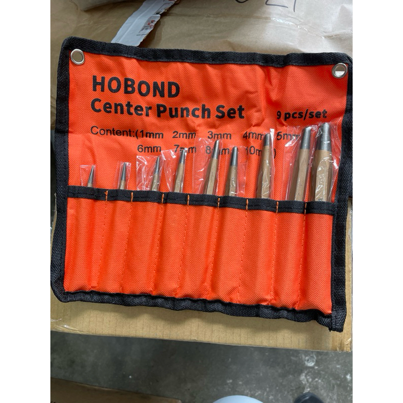 Hobond 9pcs Center punch set 1-10mm | Shopee Malaysia