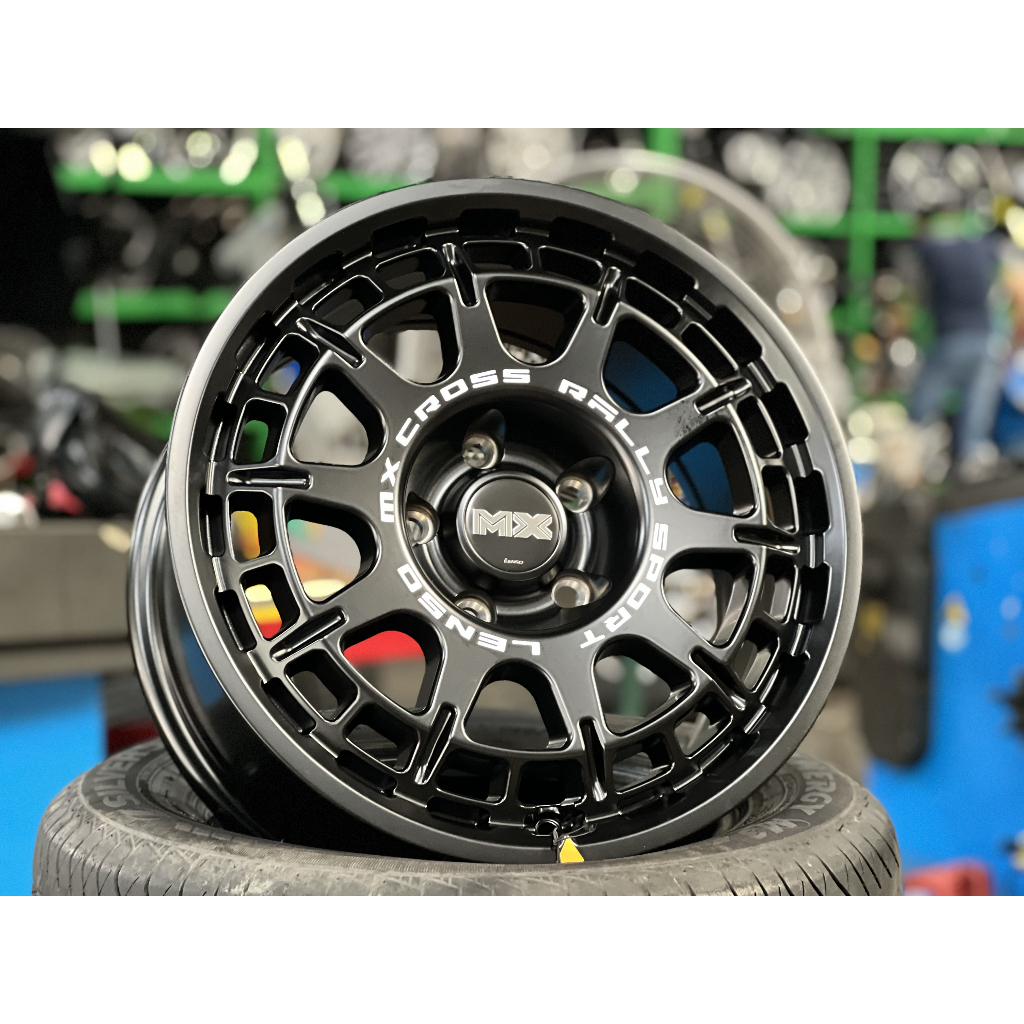 NEW 16X8J Lenso MX Ebola Rim (set of 4) Black 5X114.3 for XPander Exora ...