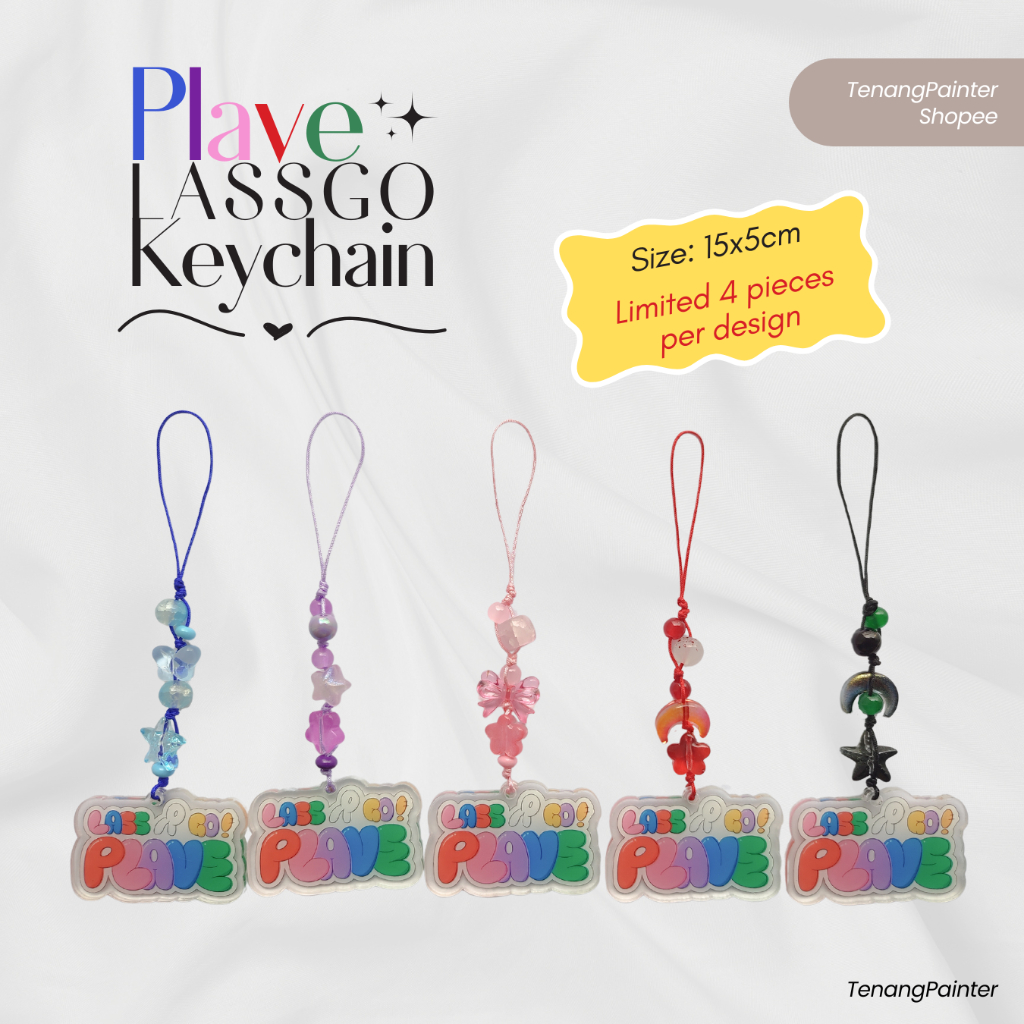 PLAVE LASSGO bead keychain | Shopee Malaysia