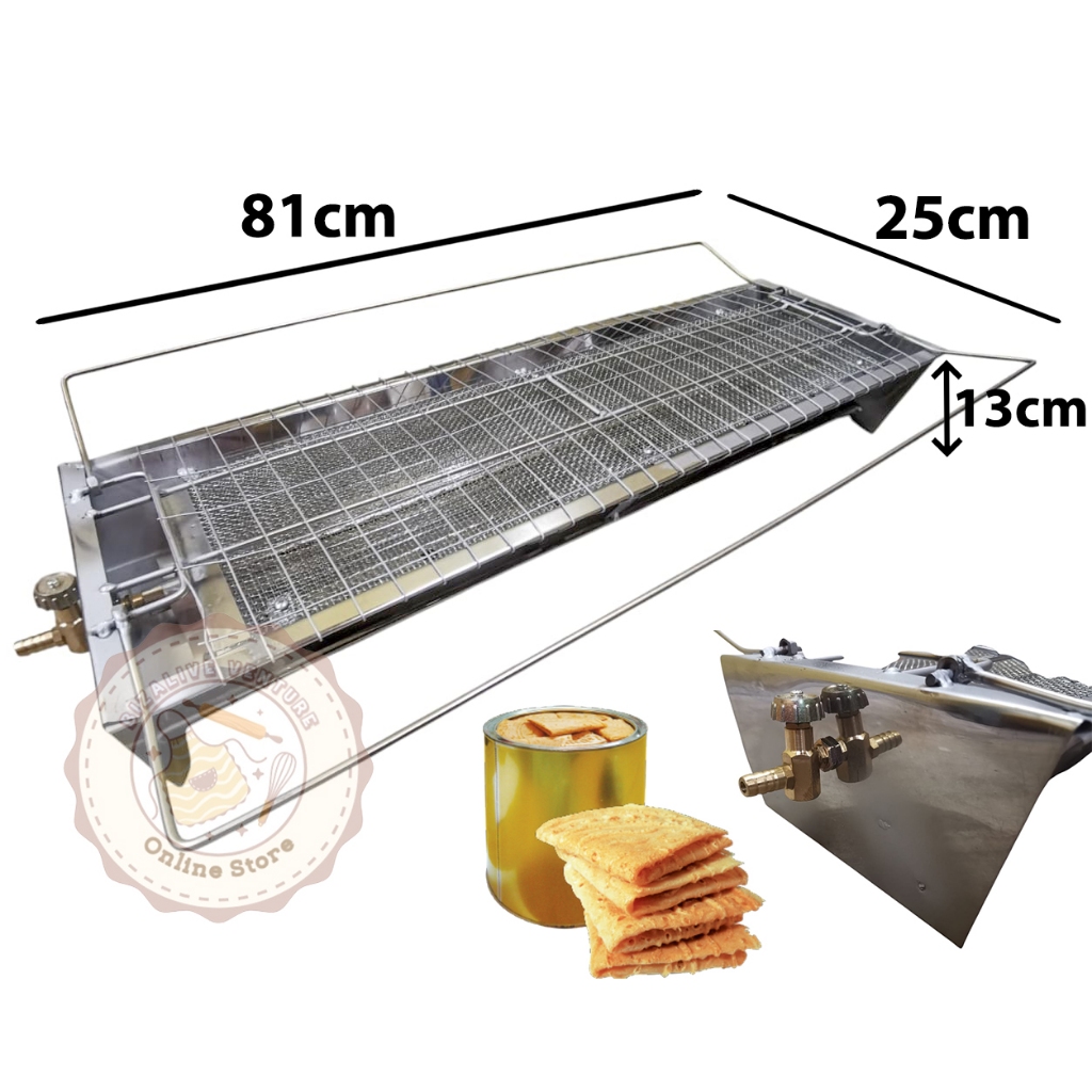 (1 Pipe) Low Pressure Pembakar Kuih Kapit | Kuih Kapat Stove | BBQ Gas ...