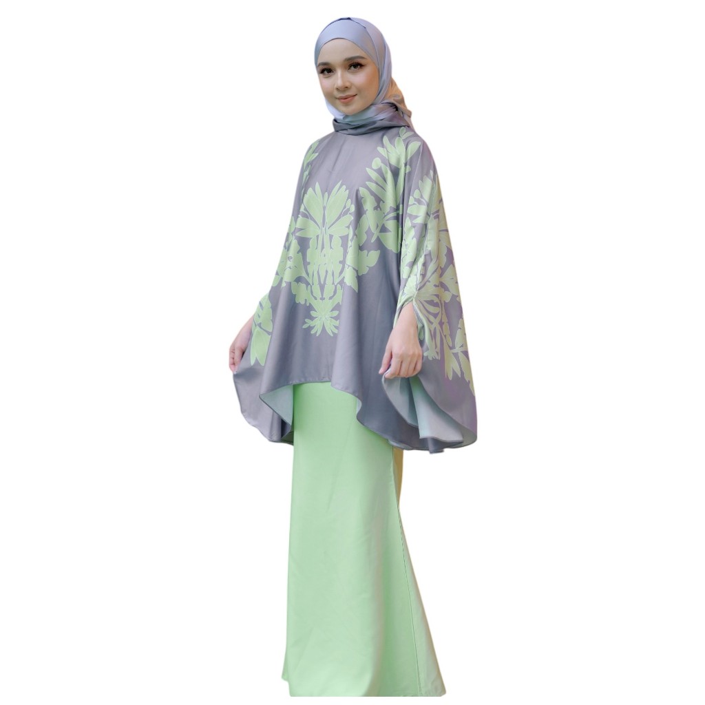 Daniella Kaftan - Light Grey By Zefiks | Shopee Malaysia