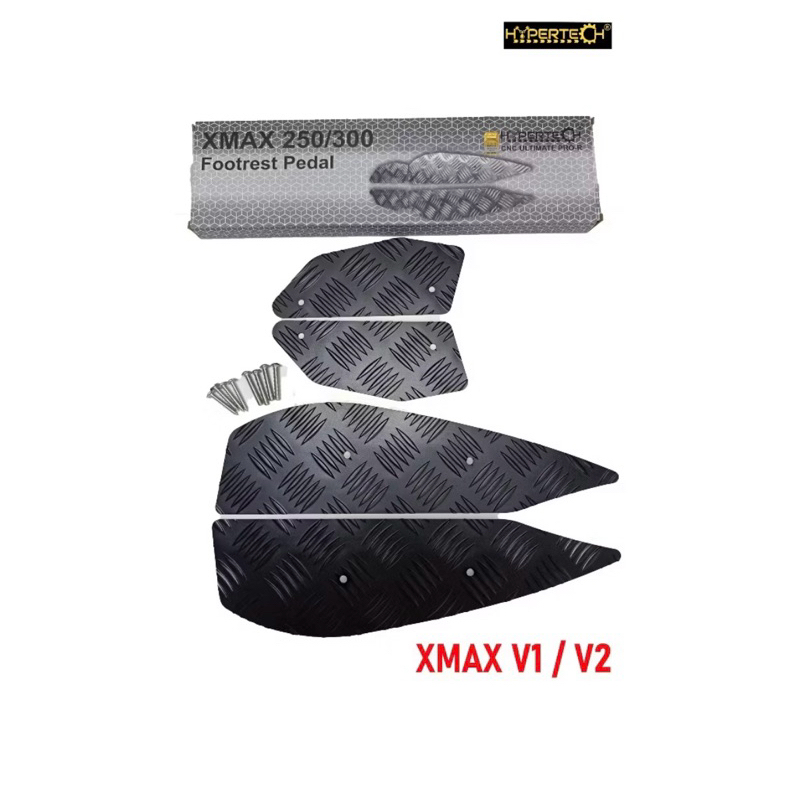 HYPERTECH CARPET XMAX V1 V2 ALLOY FOOTBOARD CARPET KAKI PELAPIK ...