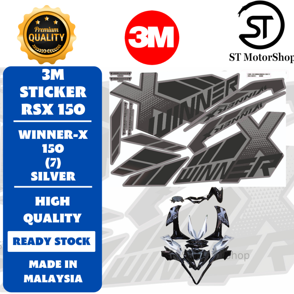 Sticker Cover Set RSX HONDA Rs-x Coverset Stripe Rsx Body Cover Stiker ...