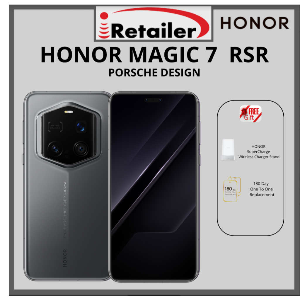 PORSCHE DESIGN | HONOR Magic 7 RSR - 100% Original Warranty Honor Malaysia | Shopee Malaysia