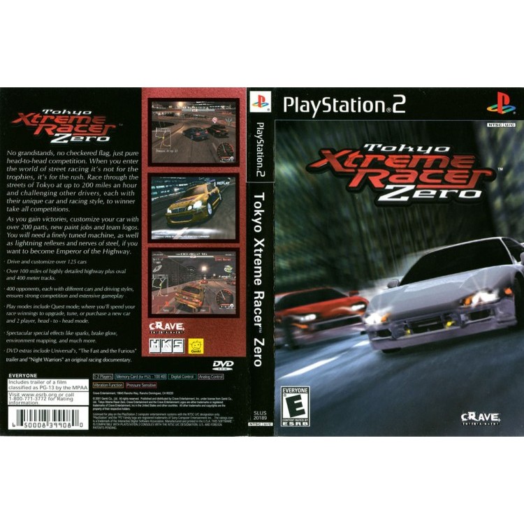 PS2 Tokyo Xtreme Racer - Zero (DVD GAME) | Shopee Malaysia