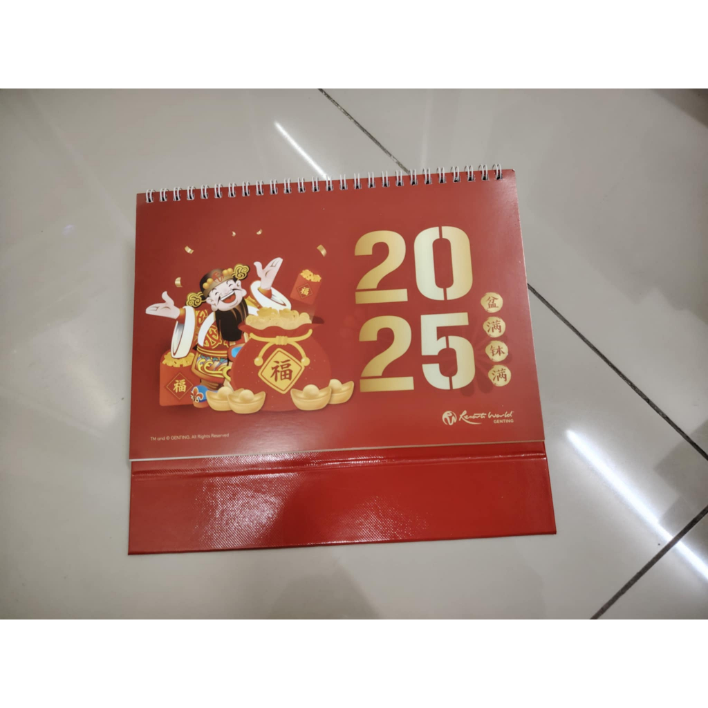 Genting 2025 Table Calendar | Shopee Malaysia
