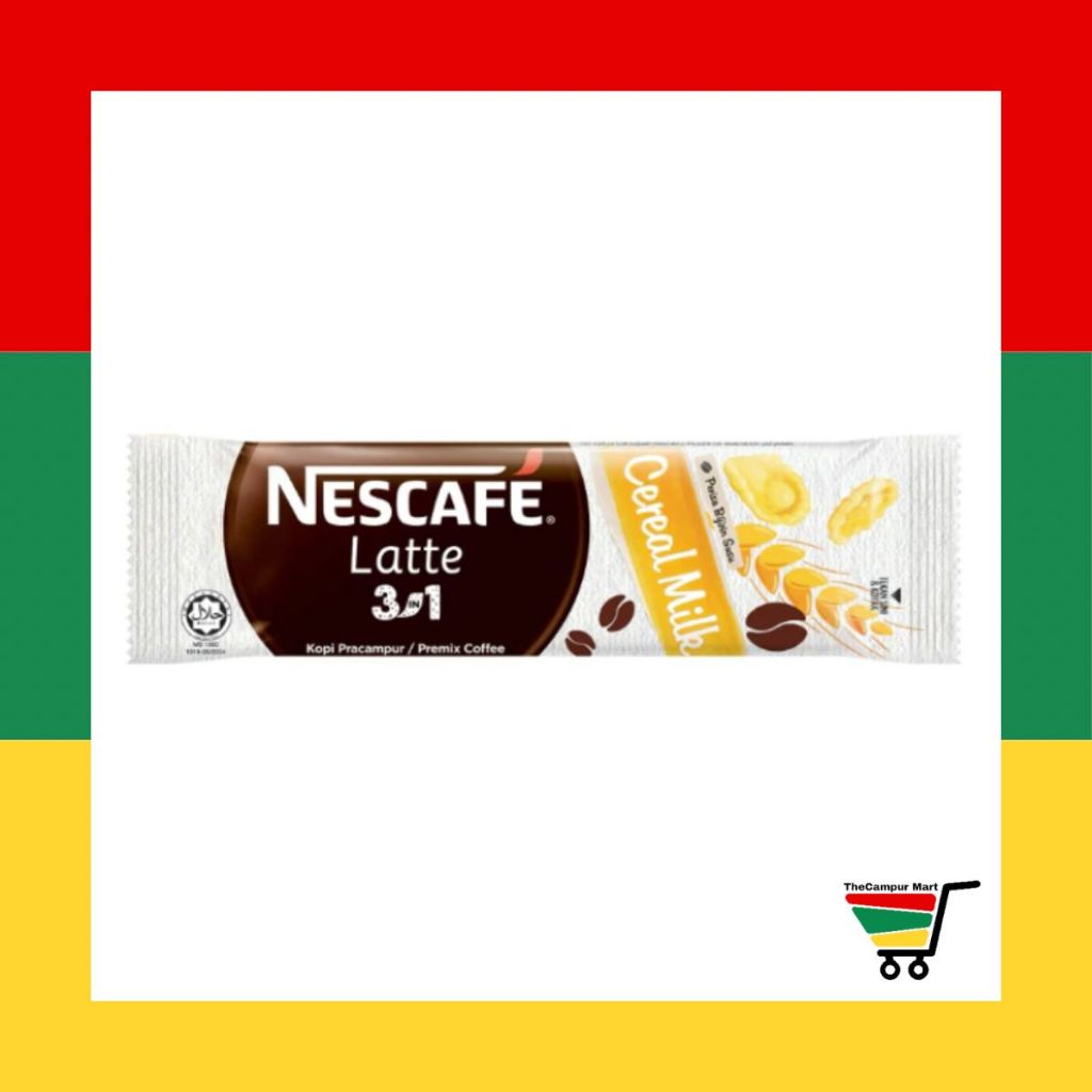 TCM Nestle NESCAFE LATTE 3in1 Cereal Milk sachet 25g [loose] | Shopee ...