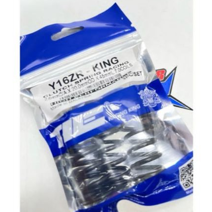 TIE RACING CLUTCH SPRING KING BIRU SUPER KING KUNING ORI Y16/LC135 ...