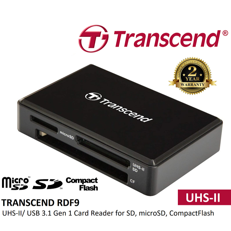 Transcend TS-RDF9K2 Card Readers SD/microSD/CompactFlash - Transcend ...