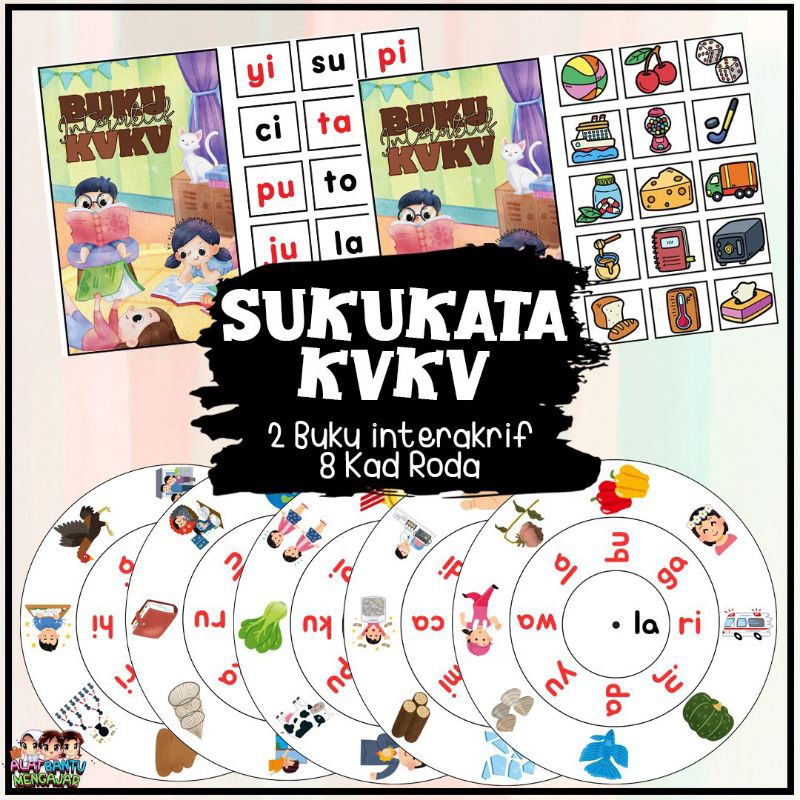 KVKV Buku Interaktif dan Kad Roda | Shopee Malaysia