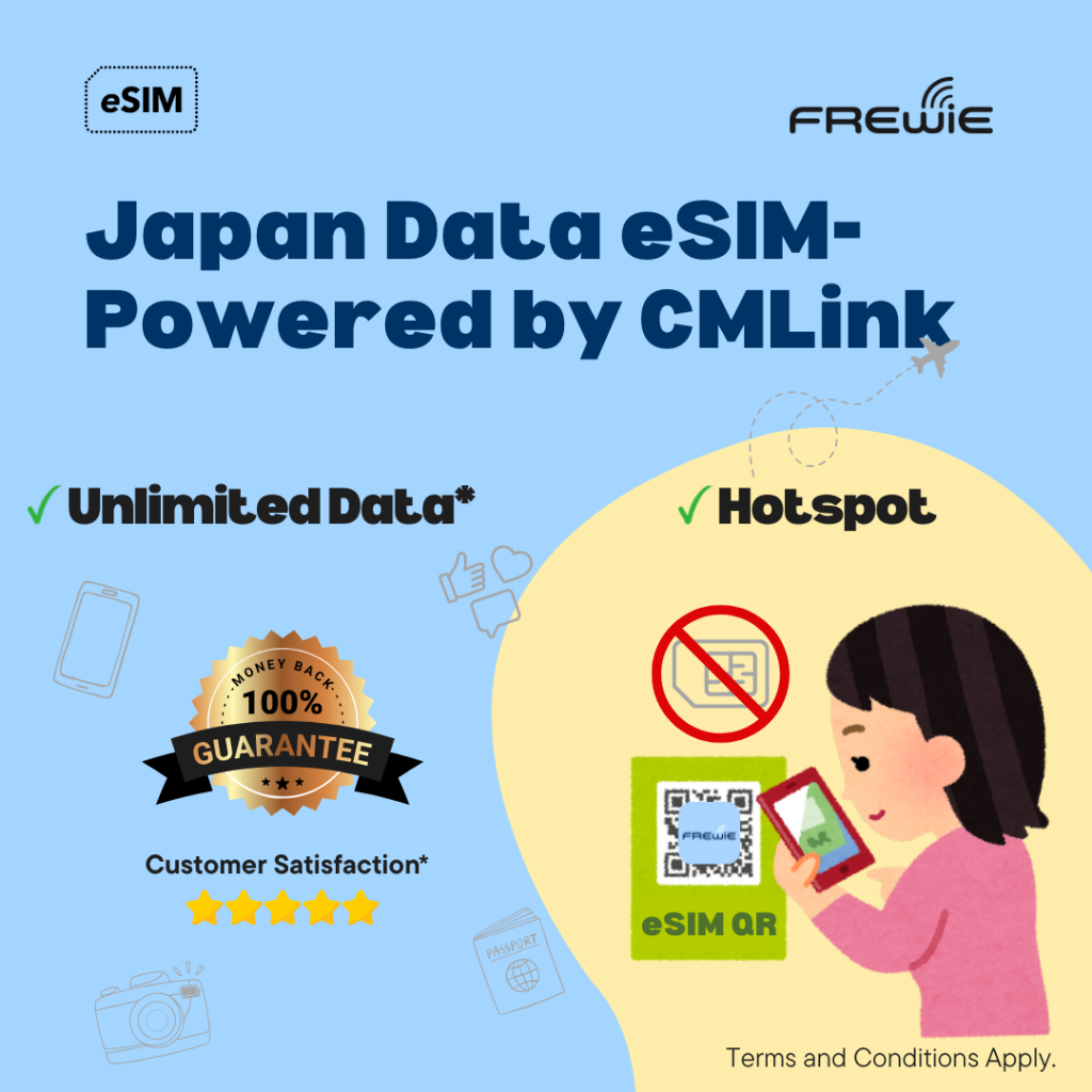Unlimited Japan eSIM 1GB/2GB/3GB Daily or 3GB - 10GB total for 3-20 ...