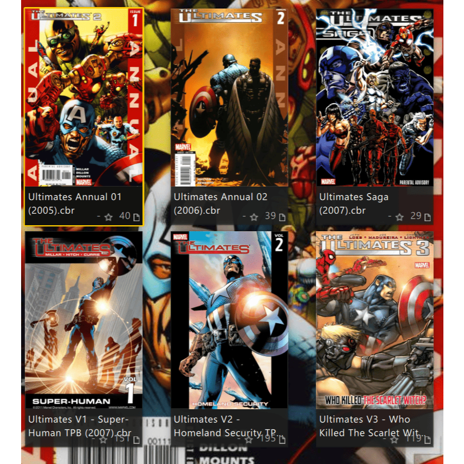 The Ultimates Complete Collection - TPB + Single issues + Ultimate ...