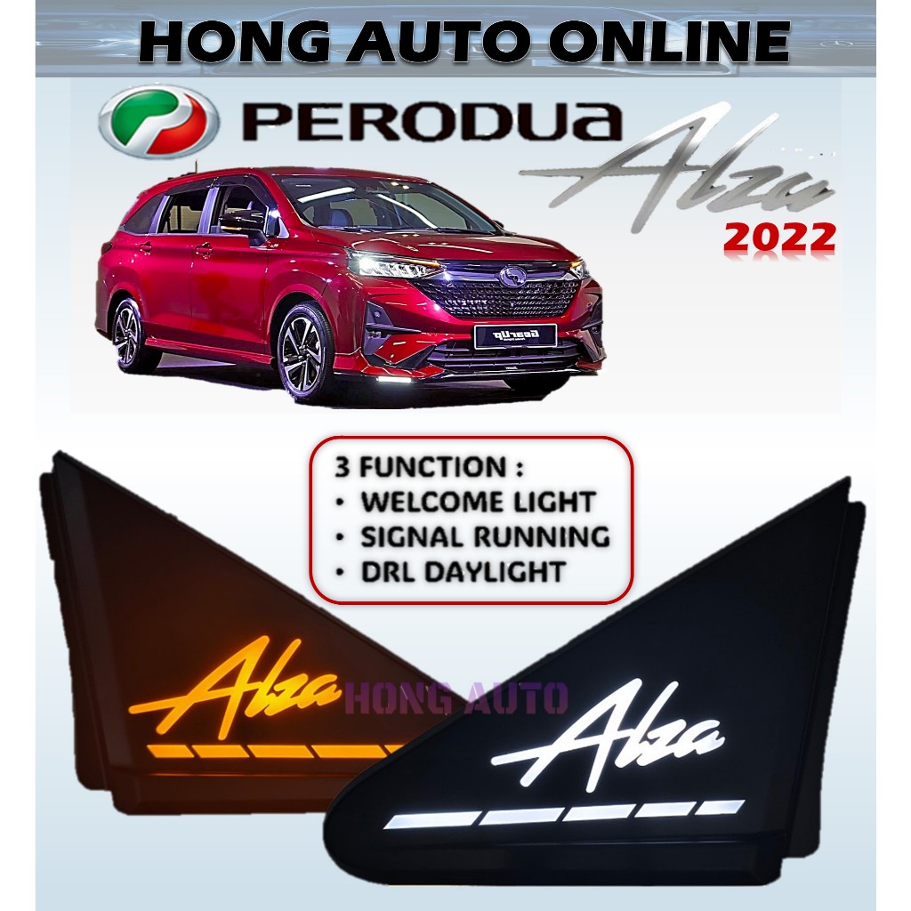 PERODUA ALZA 2022 - 2024 FRONT MIRROR COVER DYNAMIC LED WITH SIGNAL ...