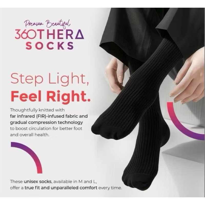 NEW THERA SOCKS STOKIN TERAPI STOKIN URUT FIR | Stokin Kesihatan ...