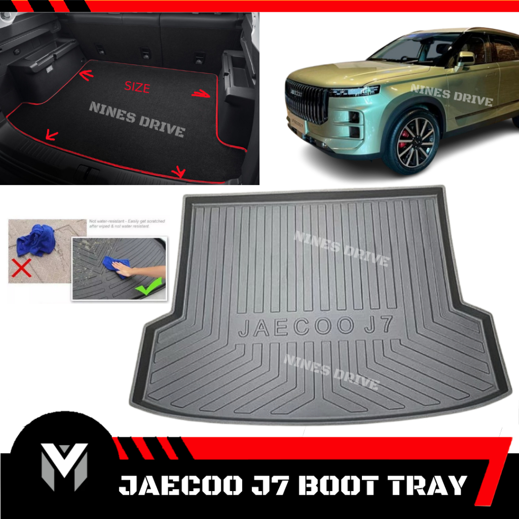 JAECOO J7 ALL NEW 2024 Custom Fit Original OEM ABS Non Slip Rear Car ...