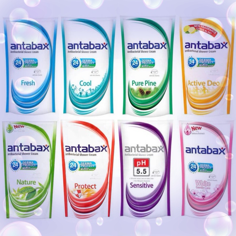 ANTABAX Antibacterial Shower Cream Refill 850ml [Assorted] | Shopee ...