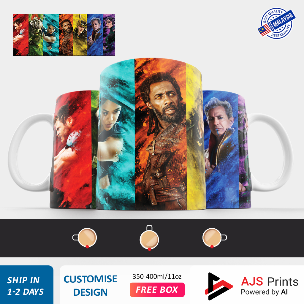 (READY STOCK) THOR Ragnarok COMIC Creative Marvel COFFEE Mug/ Cup (THOR ...