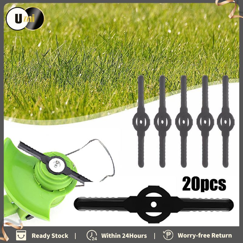 20pcs Lawn Mower Nylon Blades Handheld String Trimmer Head Blades ...