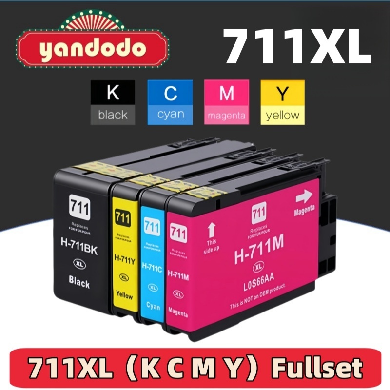 HP711XL ink HP 711 XL ink Compatible Cartridge for HP Designjet T100 ...