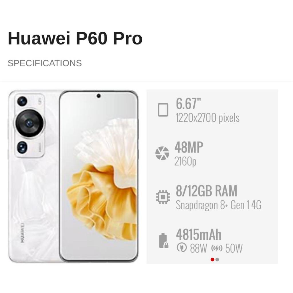 Used Huawei P60 Pro [8GB+256GB / 12GB+512GB] - Original Huawei Malaysia ...