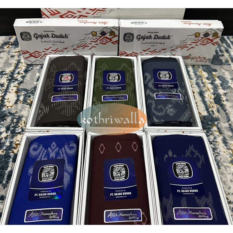Gajah Duduk Asia Kembang Nusantara Pelbagai Warna Kotak Cantik Doorgift dan Hantaran | Shopee ...