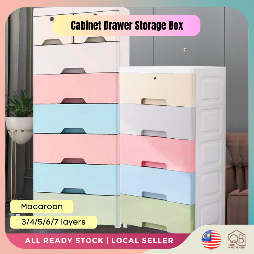 Plastic Drawer Storage Cabinet Wardrobe Drawer Storage Cabinet With ...