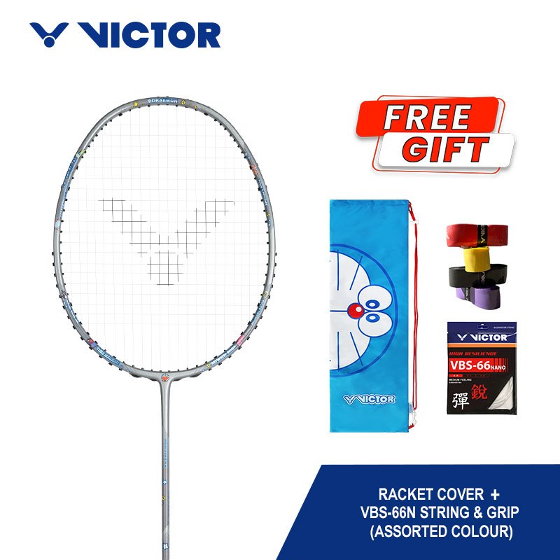 VICTOR x DORAEMON Collection Badminton Racket TK-DRM | Shopee Malaysia