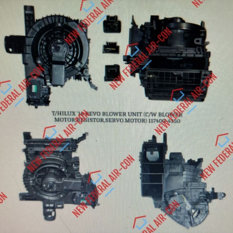 (ORIGINAL) DENSO TOYOTA HILUX 2016 REVO BLOWER UNIT WITH MOTOR ...