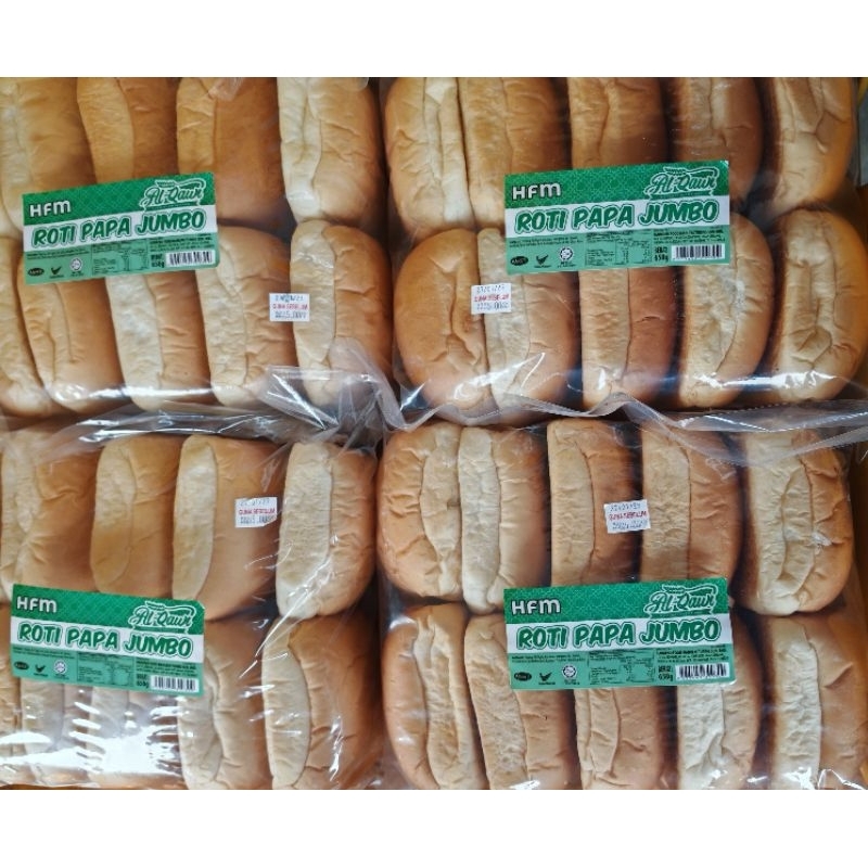 [Halal] Roti Burger Premium Papa Besar 10pcs/1pkt Fresh Soft/Gebu ...