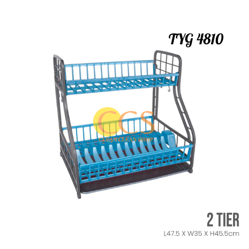 TOYOGO TYG 4810 2 TIER AQUILY DISH RACK 碗碟架 | Shopee Malaysia