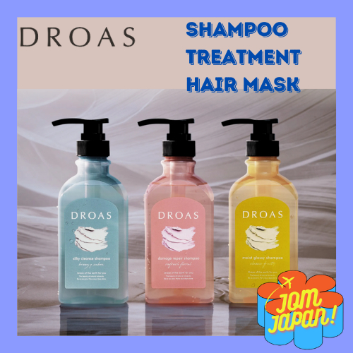 【DIRECT FROM JAPAN】DROAS SHAMPOO400ml /TREATMENT 400g/ HAIR MASK 200g | Shopee Malaysia