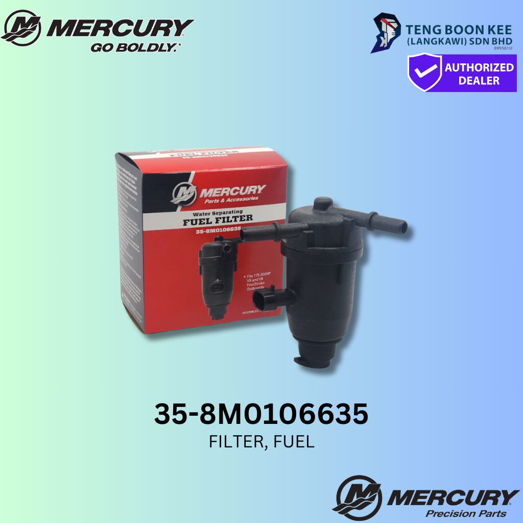 35-8M0106635 FILTER, FUEL - MERCURY (MERCURY PRECISION BRANDED ...