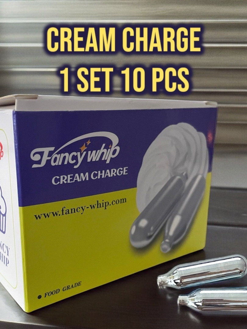 N2O Cream Chargers 8g (10PCS) | Whipped Cream Gas | Gas Krim Canister ...
