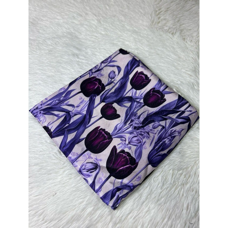 kain pasang bunga tulips edisi raya 2025 | Shopee Malaysia