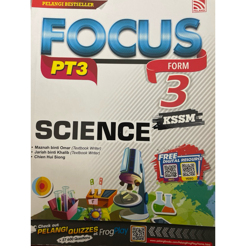 [KSSM]Focus Tingkatan 3/Form 3 (DLP) | Shopee Malaysia