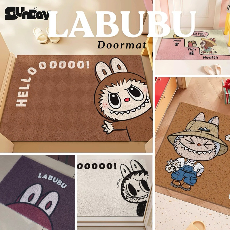 Door Mat Floor Mat Labubu Ready Stock | Shopee Malaysia