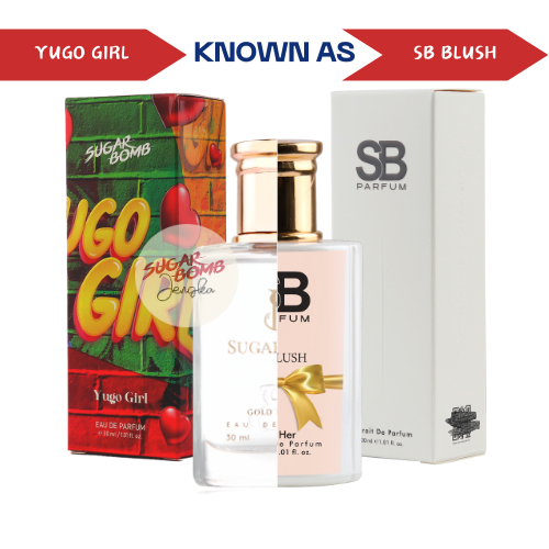 SB BLUSH KNOWN AS SUGARBOMB YUGO GIRL SPRAY PERFUME EDP FOR MEN WOMEN ...