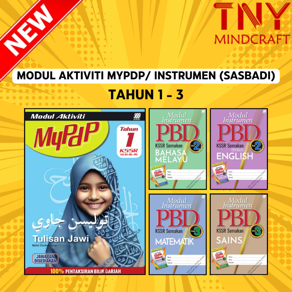 [TNY] SASBADI : Modul AKTIVITI MyPdP / Instrumen PBD KSSR 【Tahun 1 - Tahun 3】 - Edisi 2025 ...