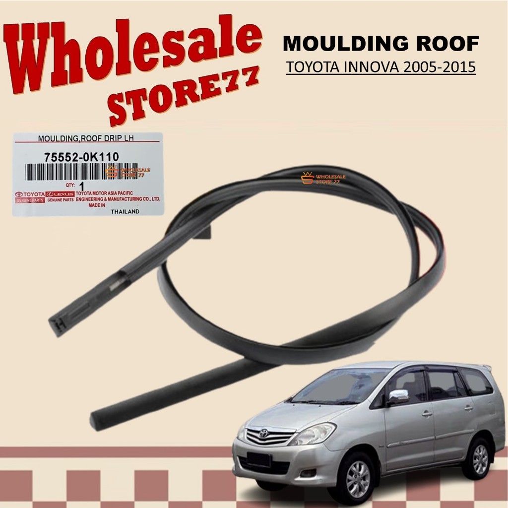 ORIGINAL | TOYOTA INNOVA 2005-2015 ROOF MOULDING / RUBBER GETAH BUMBUNG ...